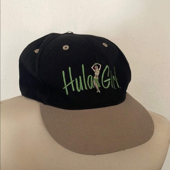 leader loga | Accessories | Hula Girl Black And Tan Cap | Poshmark